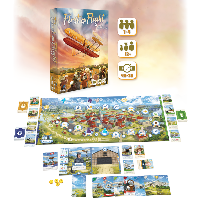 First in Flight: A Historical Aviation Board Game by Genius Games ...