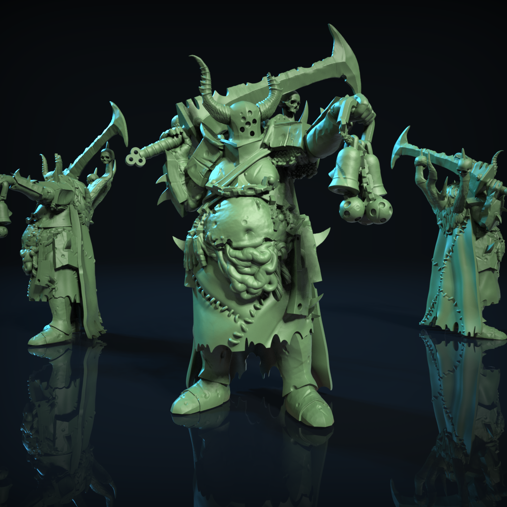 Champions of The Dark Gods by Kazrak Studio - Champion of the God of ...