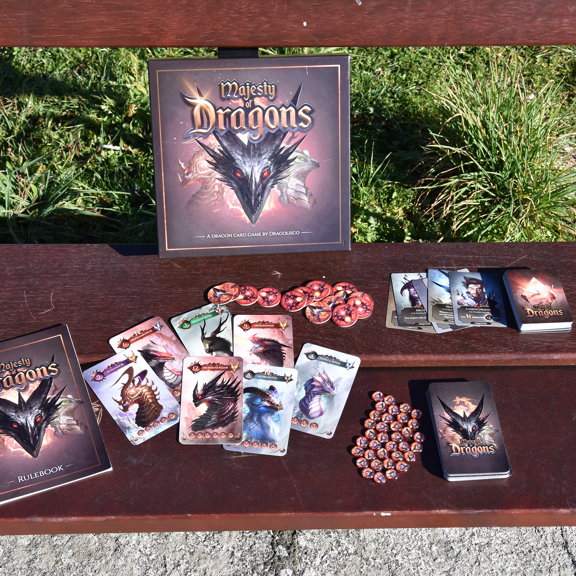 Majesty of Dragons by Dragolisco - Game and Statue - Gamefound