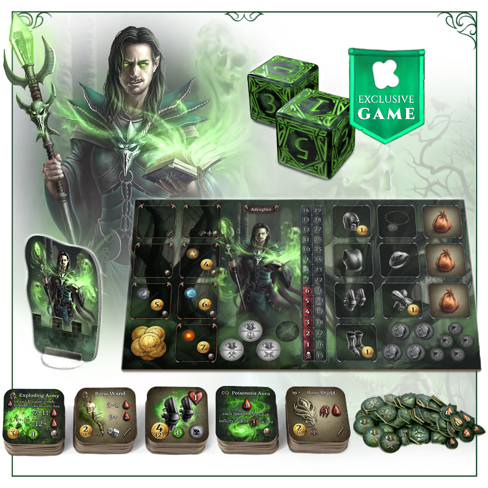 Euthia Resurrected by Steamforged Games - Necromancer Hero Kit - Gamefound