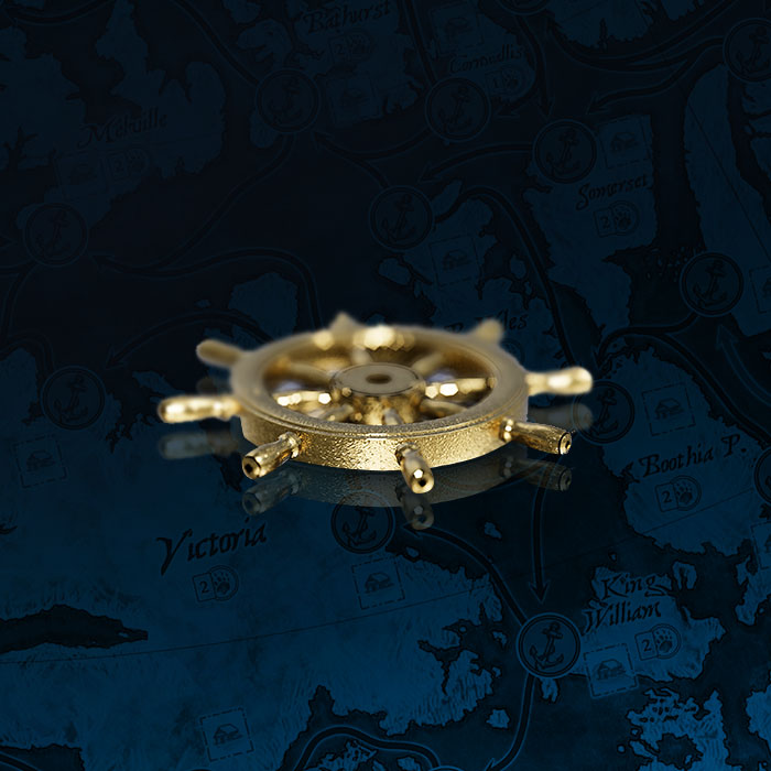 Through Ice and Snow by 2TomatoesGames - Metal Helm Token - Gamefound