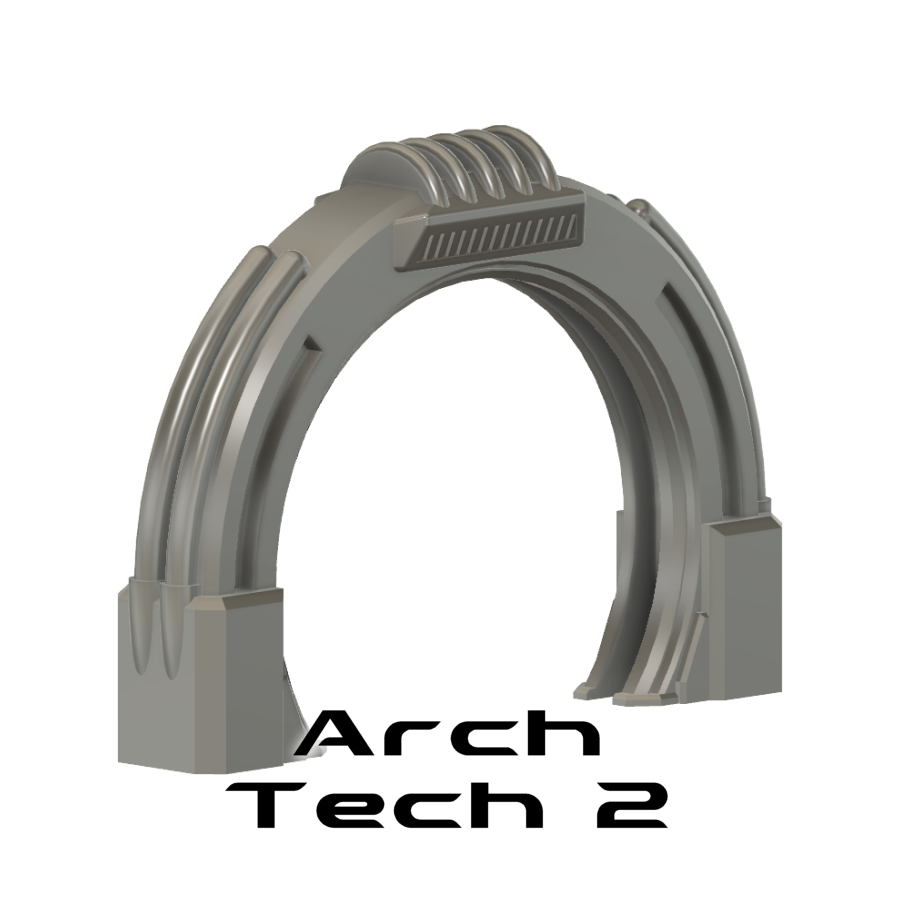Tech Arches for TTRPGs, Dioramas and other Display by Plastic Dungeon ...