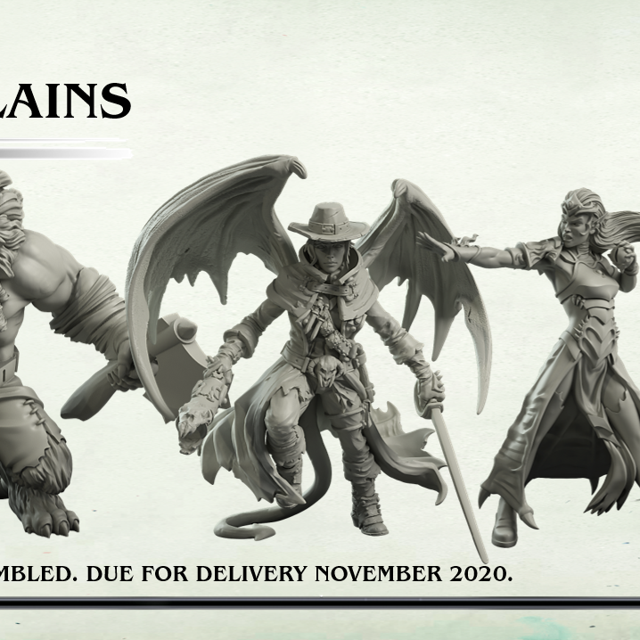 League of Infamy by Mantic Games - Resin Core Villains - Gamefound