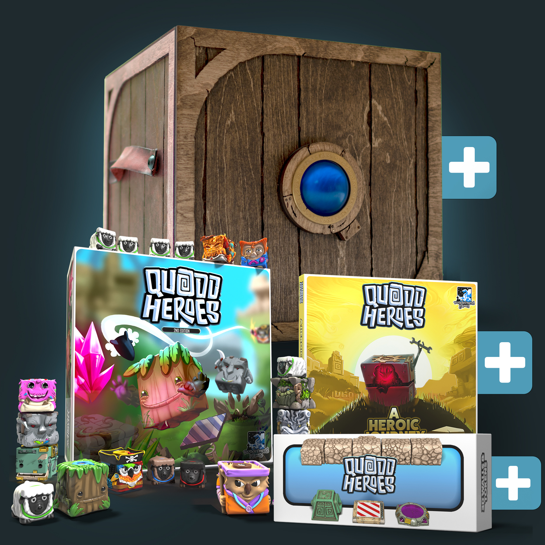 Quodd Heroes (2nd Edition) by Wonderment Games - EPIC PLEDGE - All-In ...