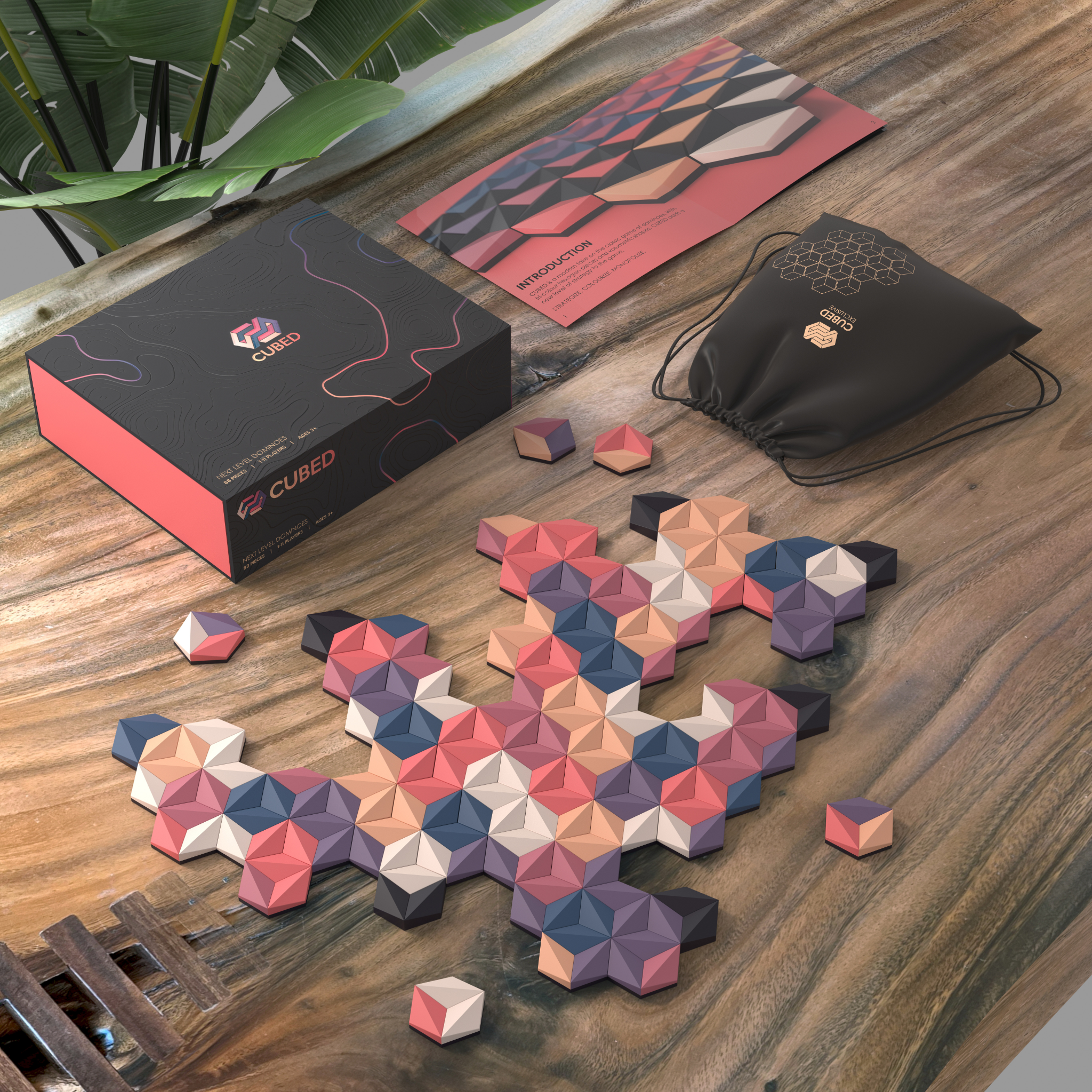 CUBED: NEXT LEVEL DOMINOES by Friendly Rabbit - CUBED The Game 3 Pack ...