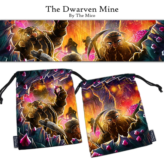 Legendary Dice Bags by Drawlab - Premium Dice Bag and RPG Dice Set ...