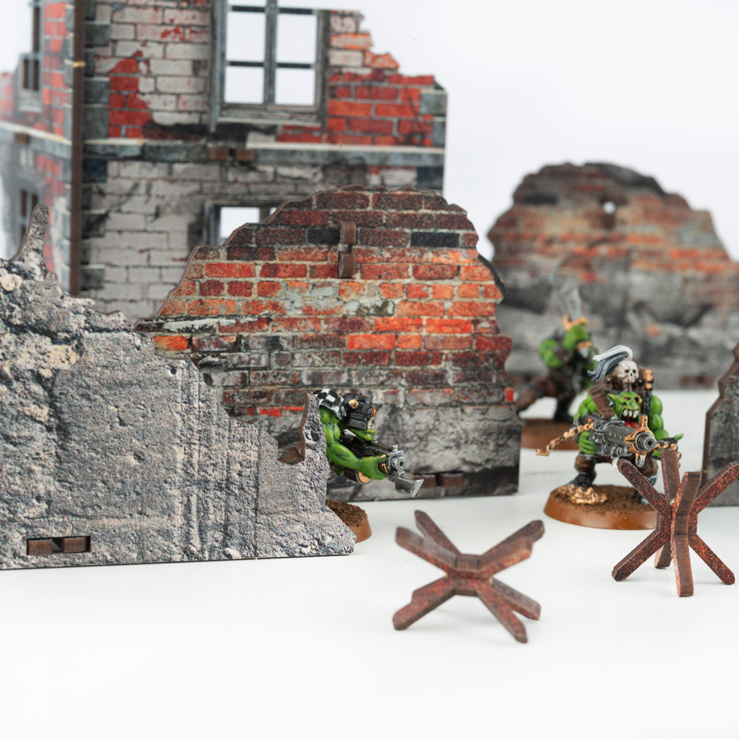 TERRAIN SYSTEMS - Platforms Buildings Obstacles by e-Raptor - War Ruins ...
