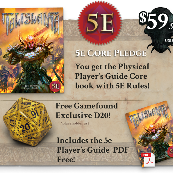 Talislanta the Epic Tabletop Roleplaying Game FINAL EDITION (6th Ed) w/ Separate "5E" Conversion ...