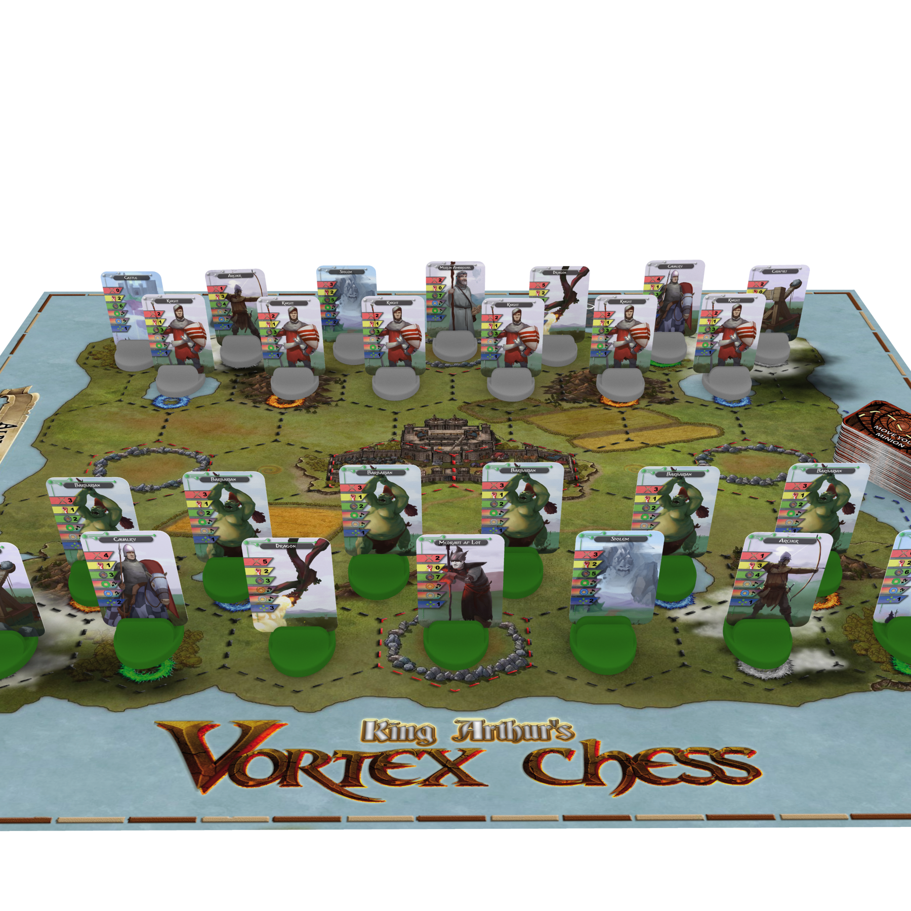 King Arthur's Vortex Chess by El Fenix Games - King Arthur's Vortex Chess Base Game - Gamefound