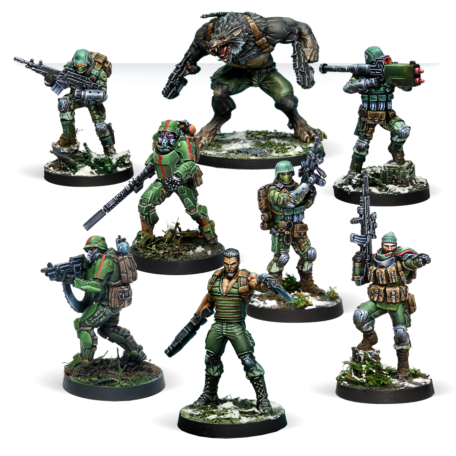 Infinity Defiance by Corvus Belli - ALL IN Pledge - Gamefound