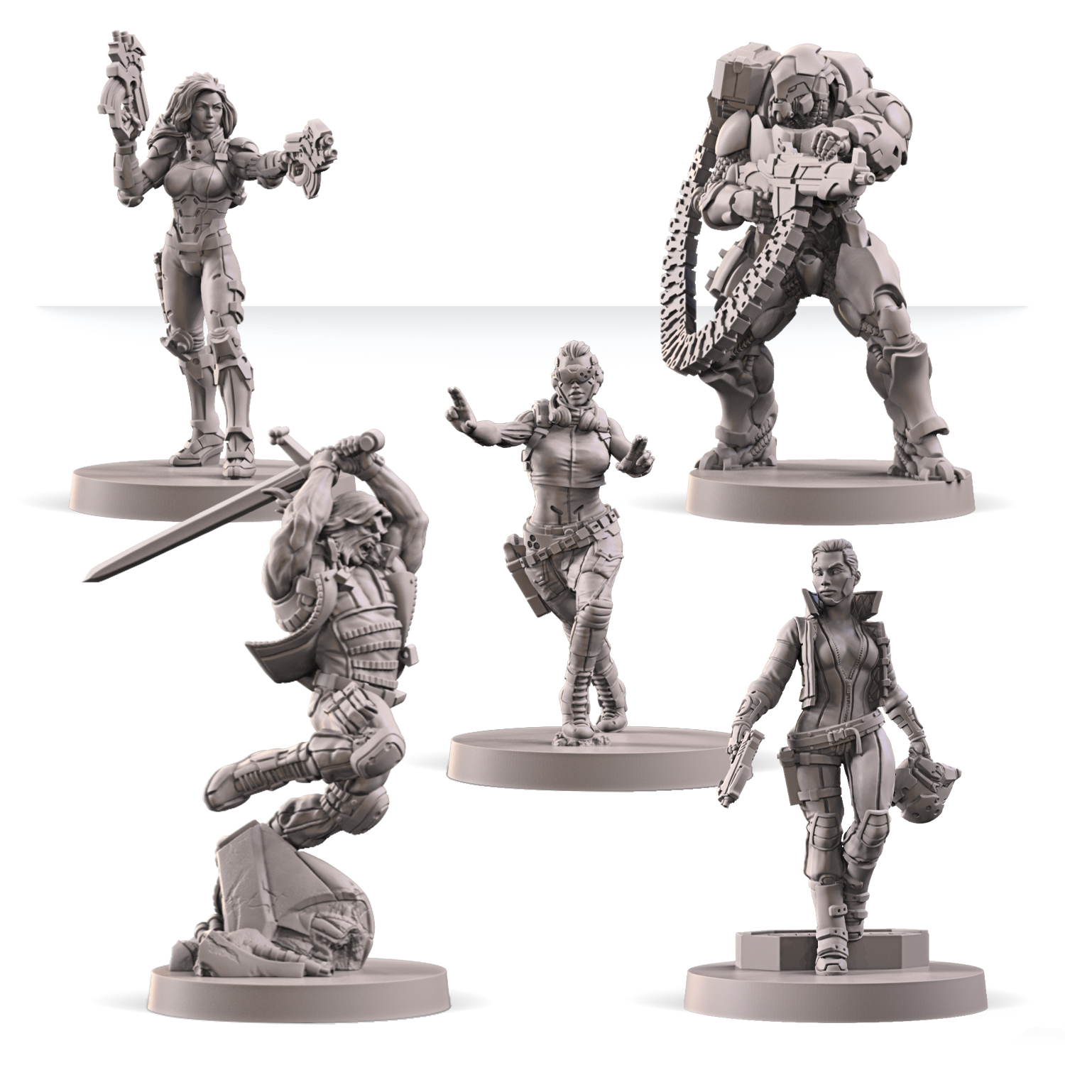 Infinity Defiance by Corvus Belli - ALL IN Pledge - Gamefound