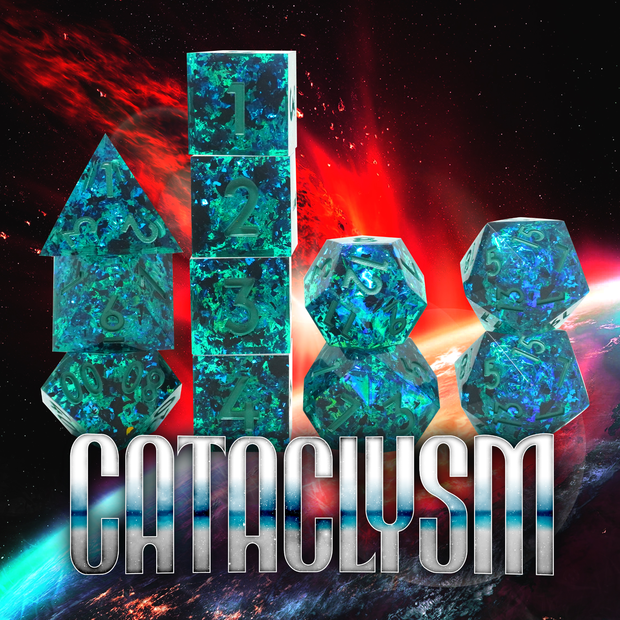 Mimic Dice - The Founding by Mimic Dice - Cataclysm | 11 Piece - Gamefound