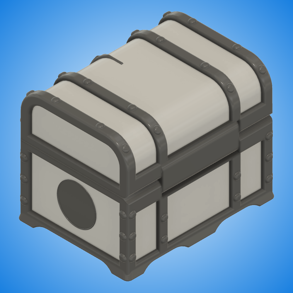 Treasure Chest Dice Box Storage by Plastic Dungeon - Digital - Treasure ...