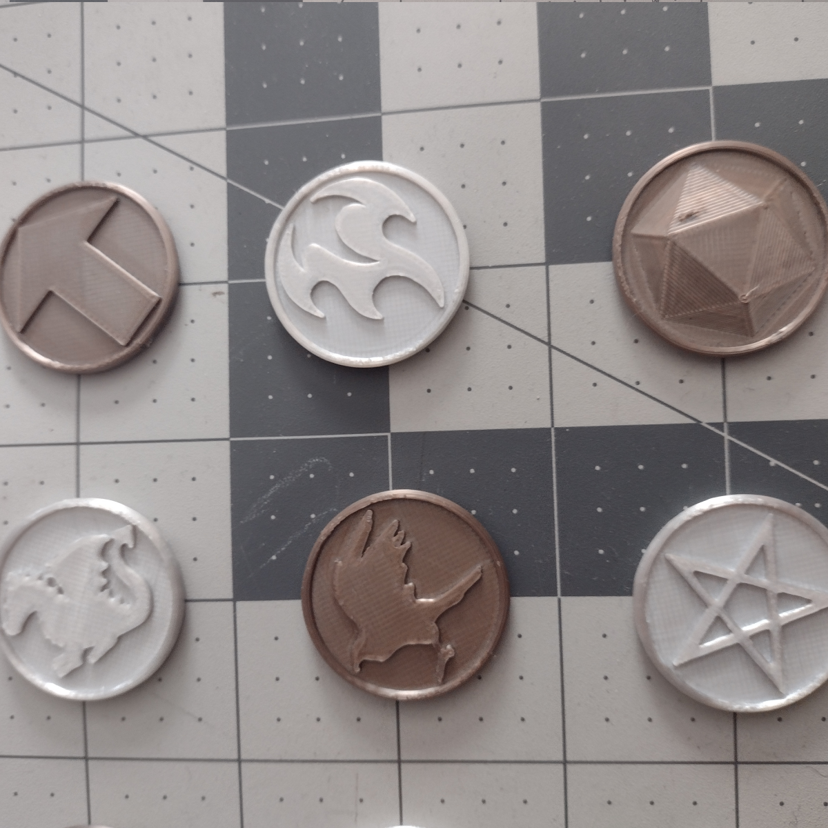 Naturopolis by Button Shy Games - 3D Printed Emblem Coin 6 Pack - Gamefound