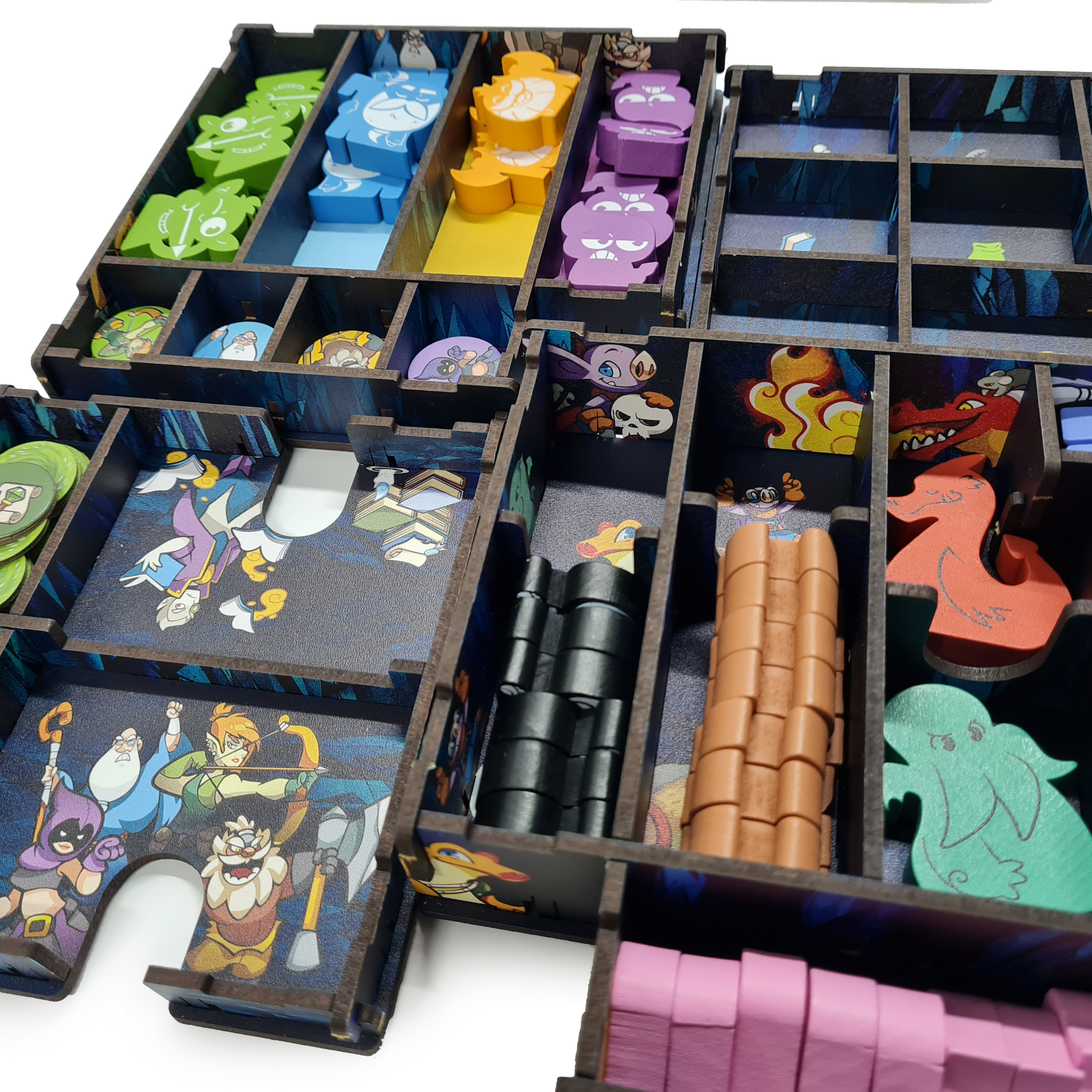 Colorful inserts with original artworks for popular games 2 by ...