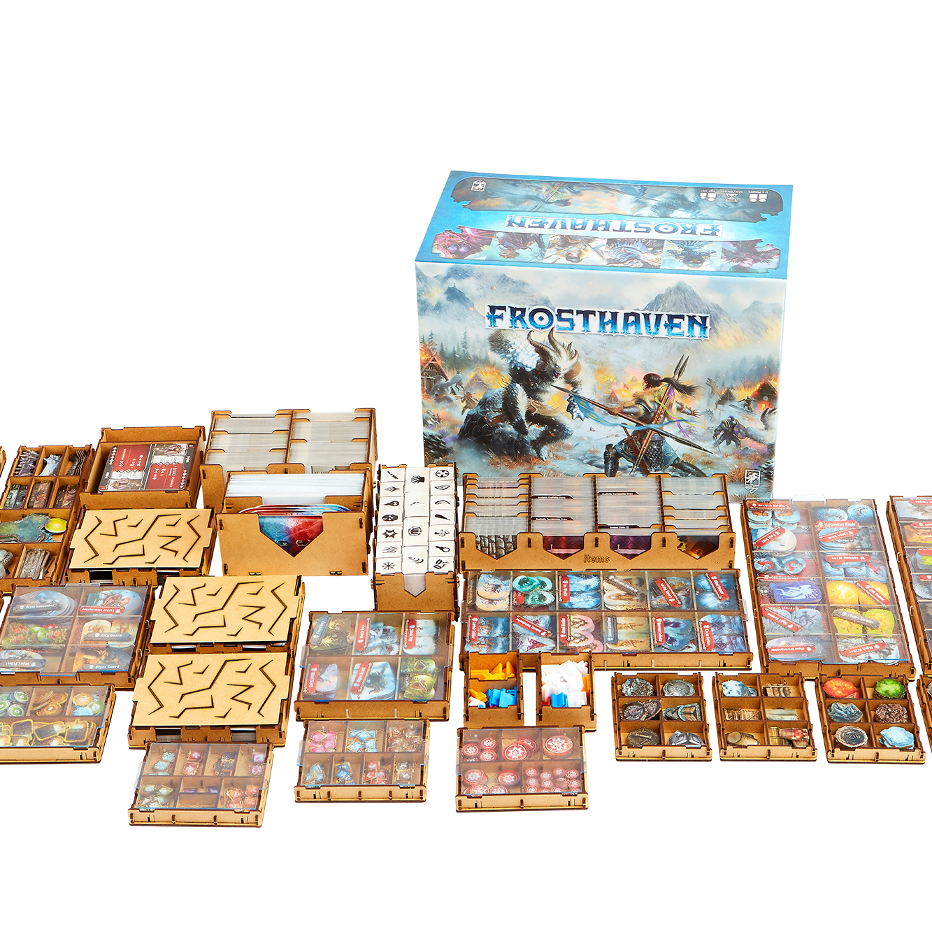 Colorful inserts with original artworks for popular games 2 by ...