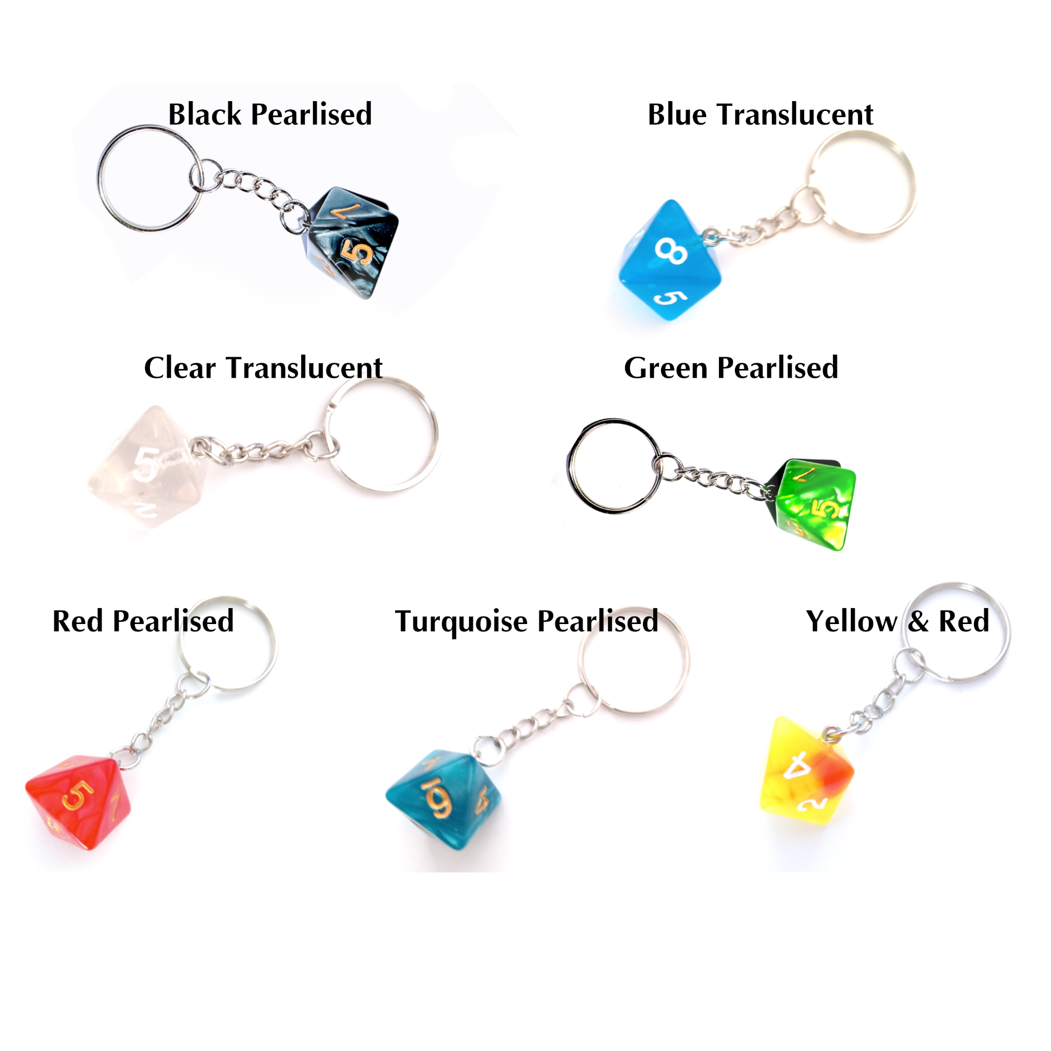 The Board Game Survival Kit 2.0 by Atikin Games - D8 Dice Keyring ...