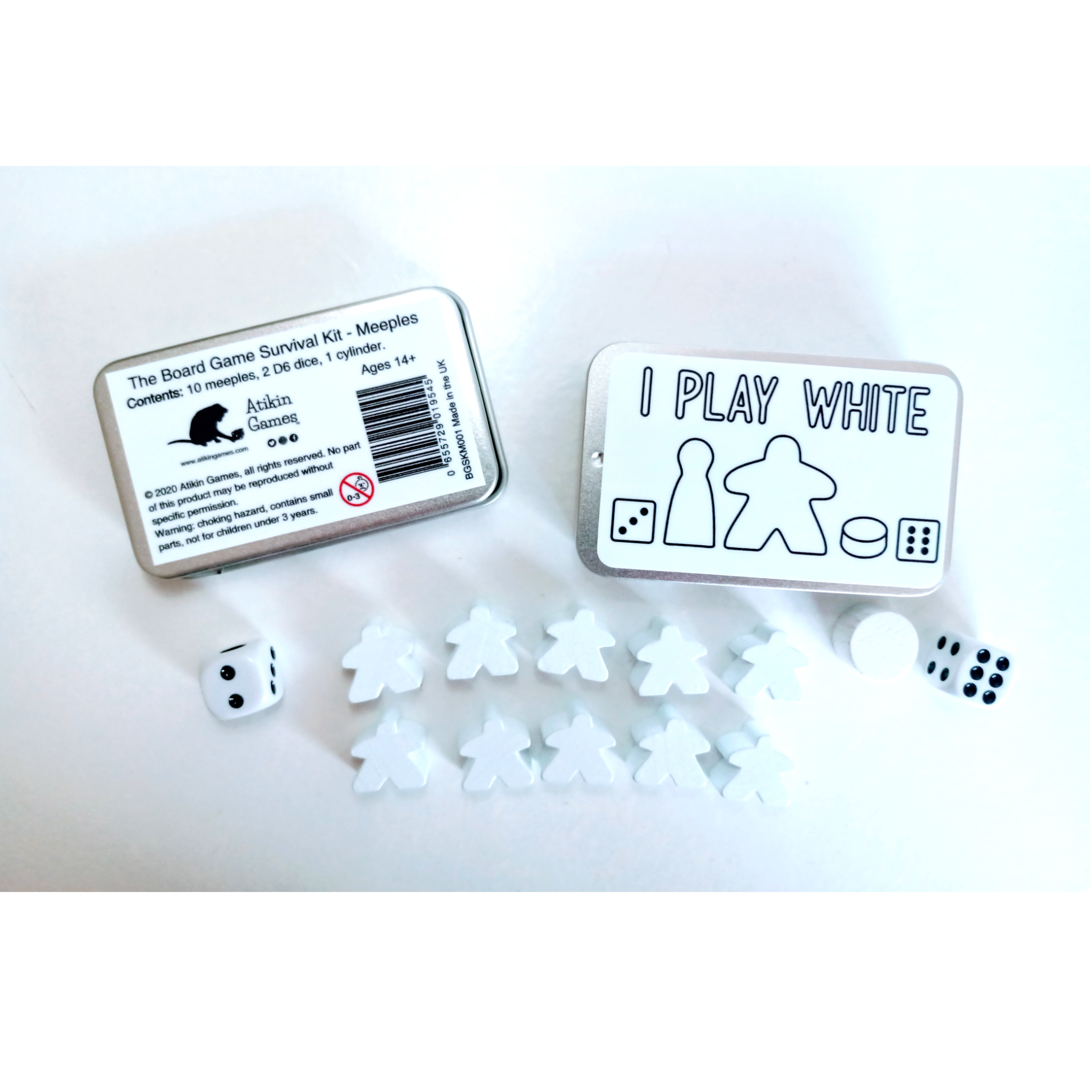 The Board Game Survival Kit 2.0 by Atikin Games - Custom Meeples Large ...