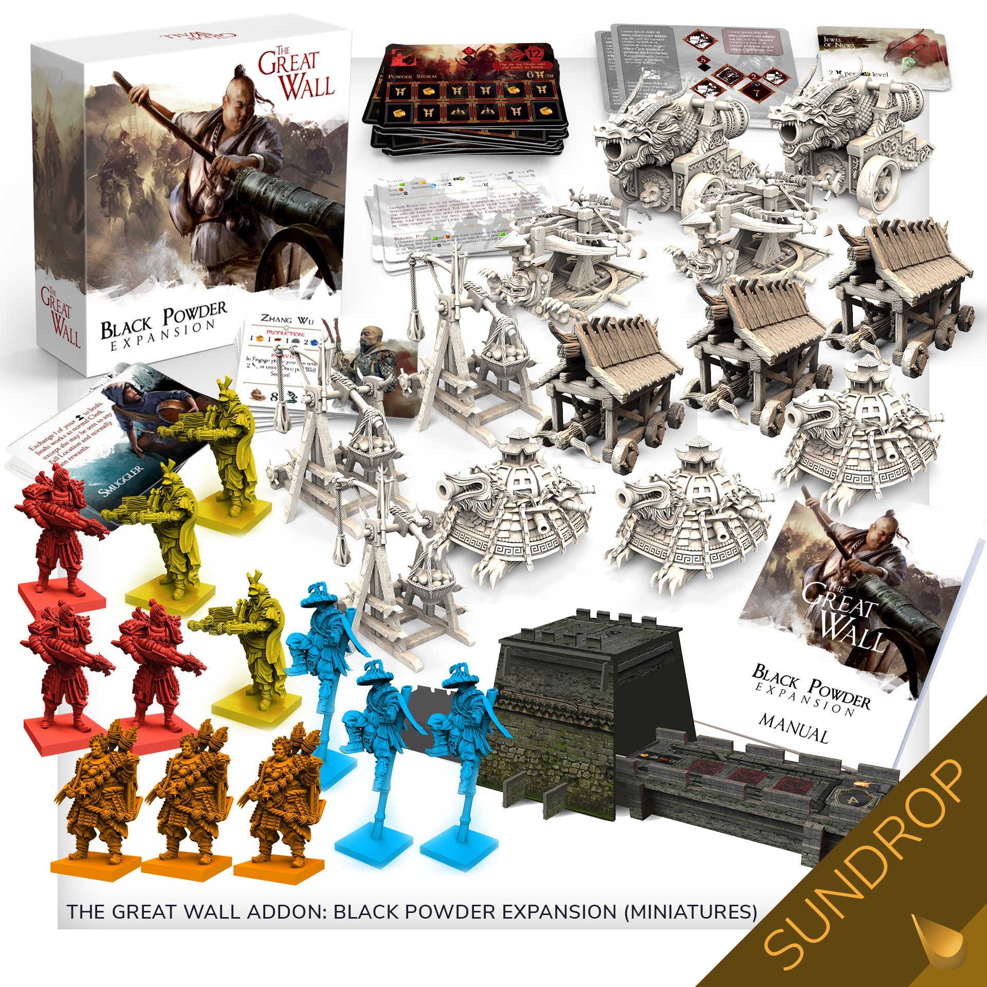 Great Wall Board Game by Awaken Realms - Black Powder expansion ...