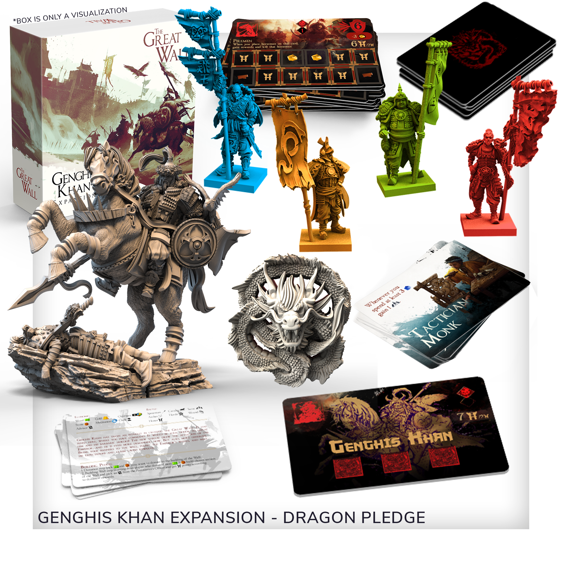 Great Wall Board Game by Awaken Realms - Stretch goals [miniatures ...