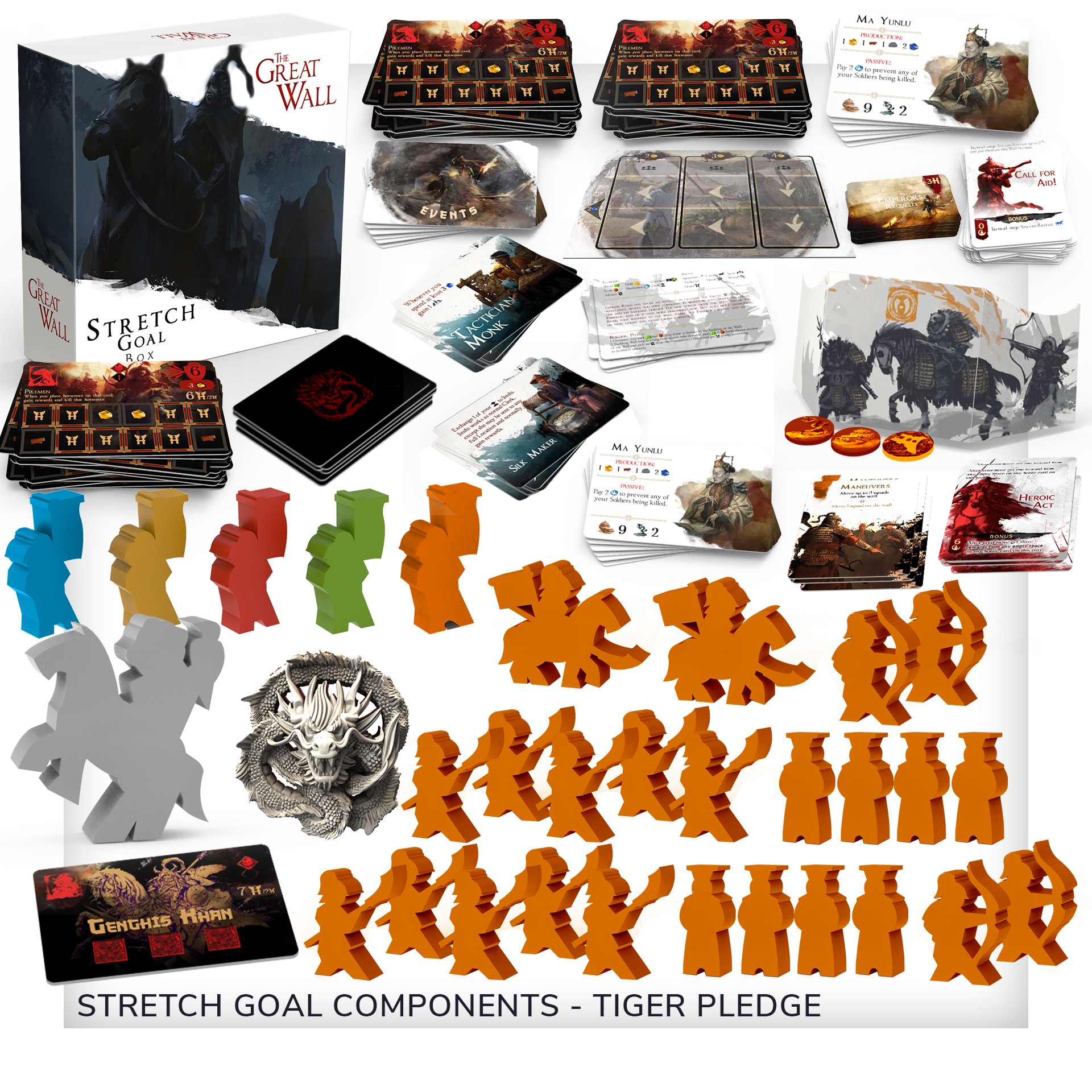 Great Wall Board Game by Awaken Realms - Tiger Group Pledge - Gamefound