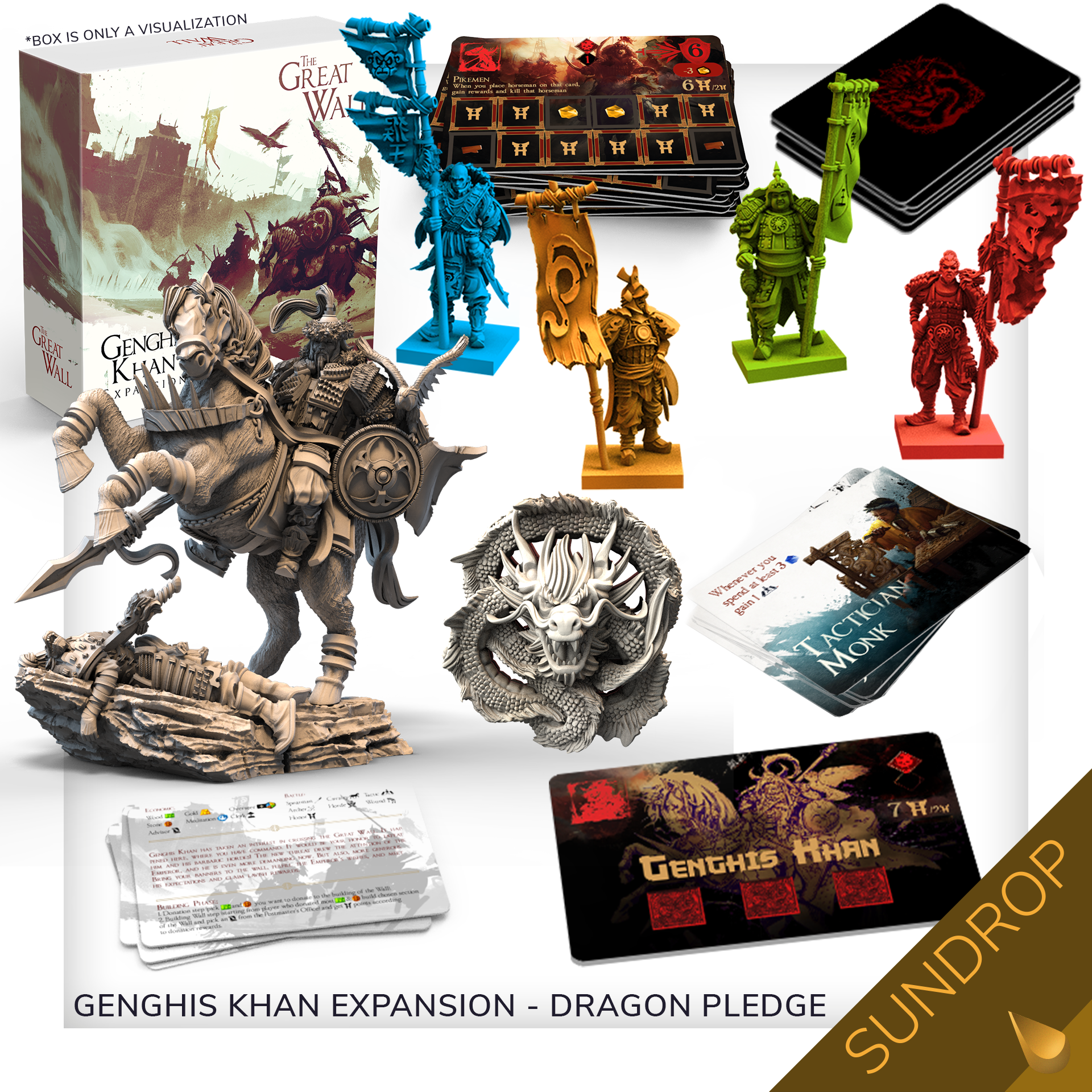 Great Wall Board Game by Awaken Realms - Stretch goals [miniatures ...