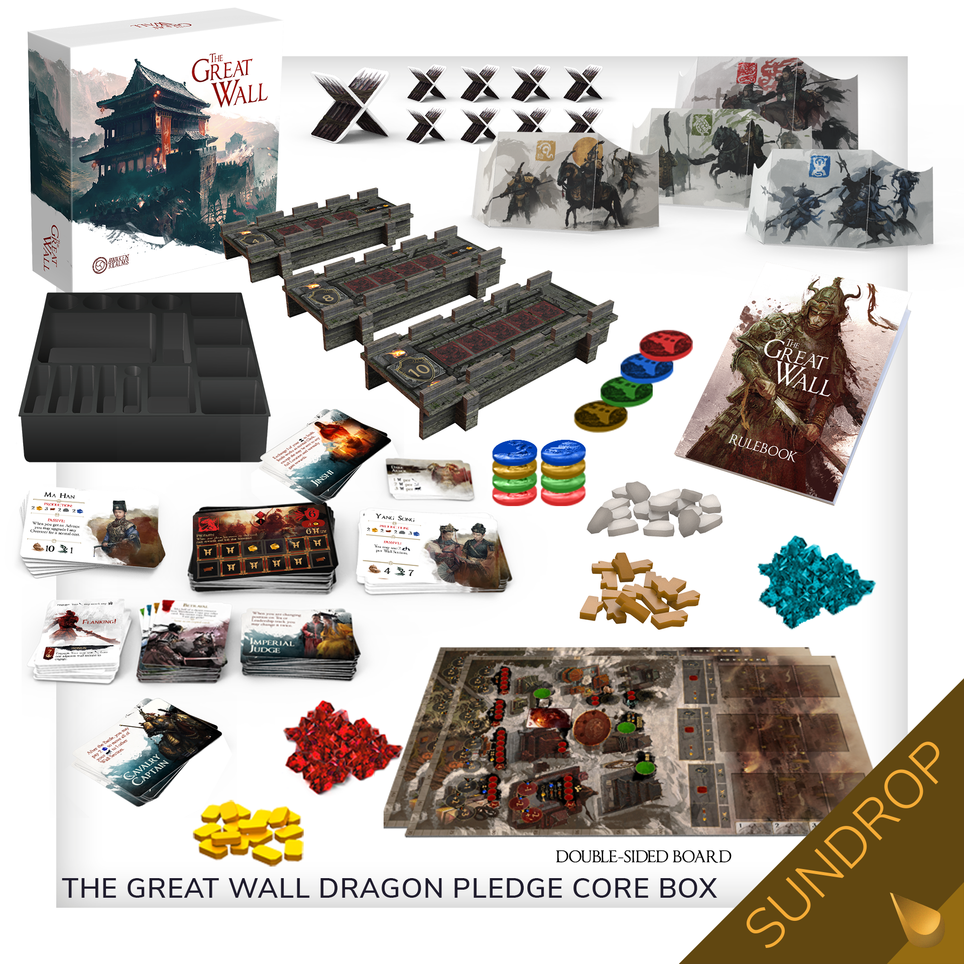 Great Wall Board Game by Awaken Realms - Core box [miniatures+sundrop ...