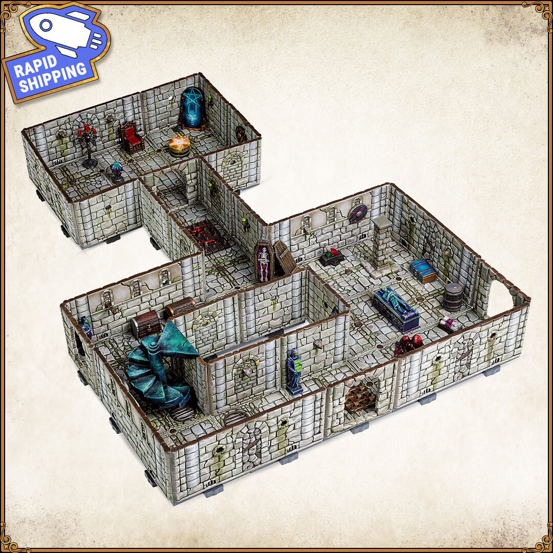 Dungeons & Lasers V: World of Deuslair 5E by Archon Studio - Fantasy Starter Set - Gamefound