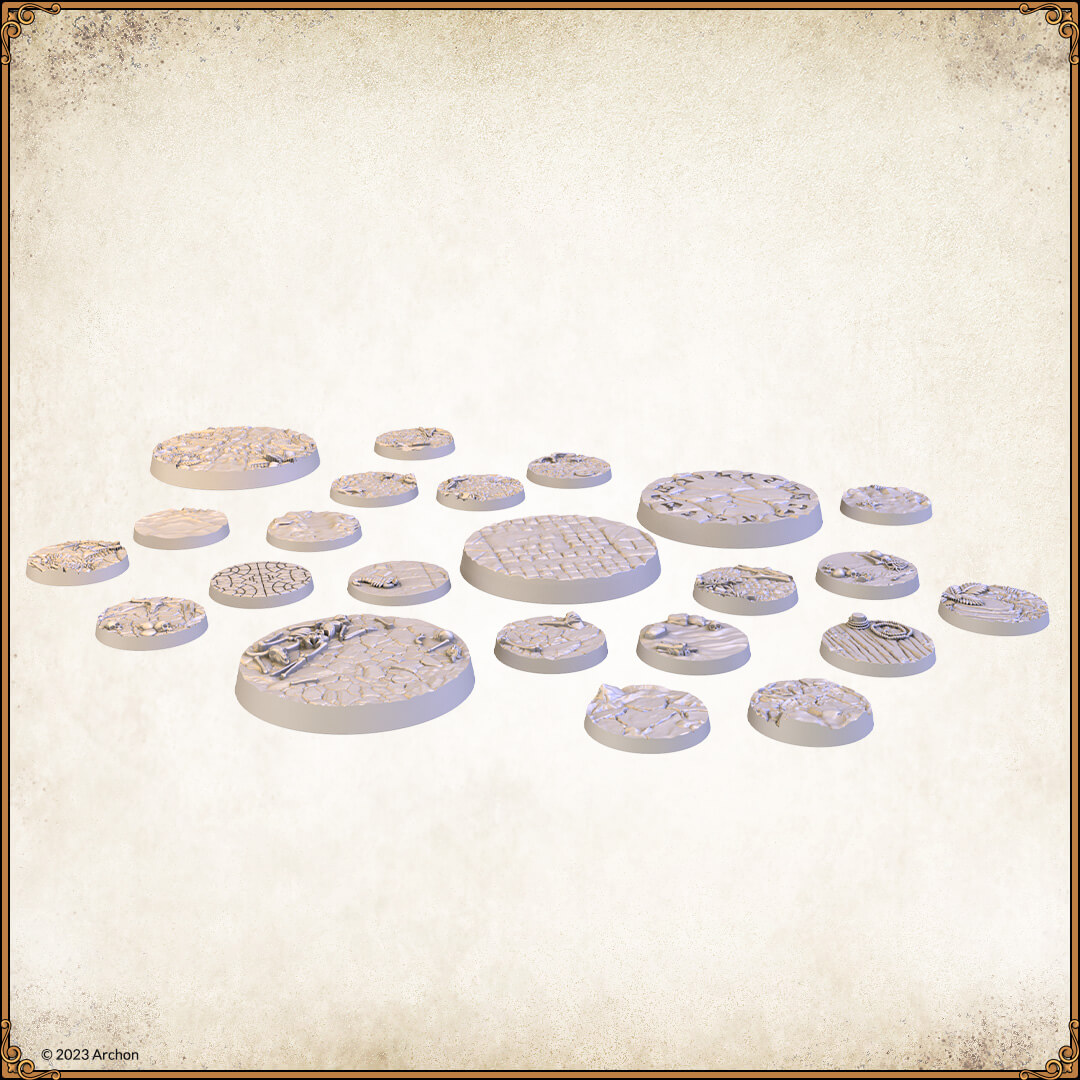 Dungeons & Lasers V: World of Deuslair 5E by Archon Studio - Bases Set ...