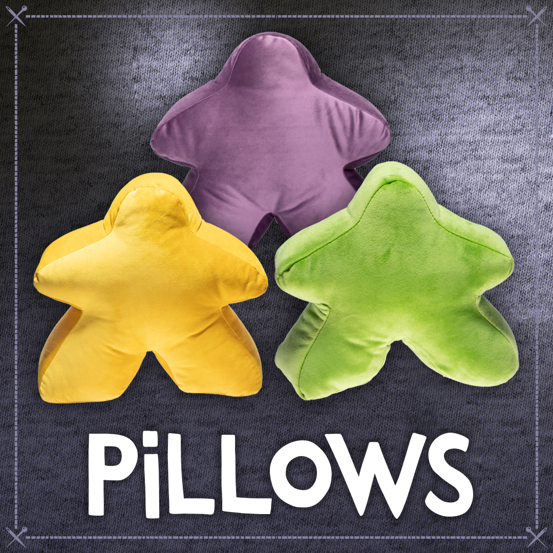 The Board Game Survival Kit 2.0 by Atikin Games - Meeple Pillow - Gamefound