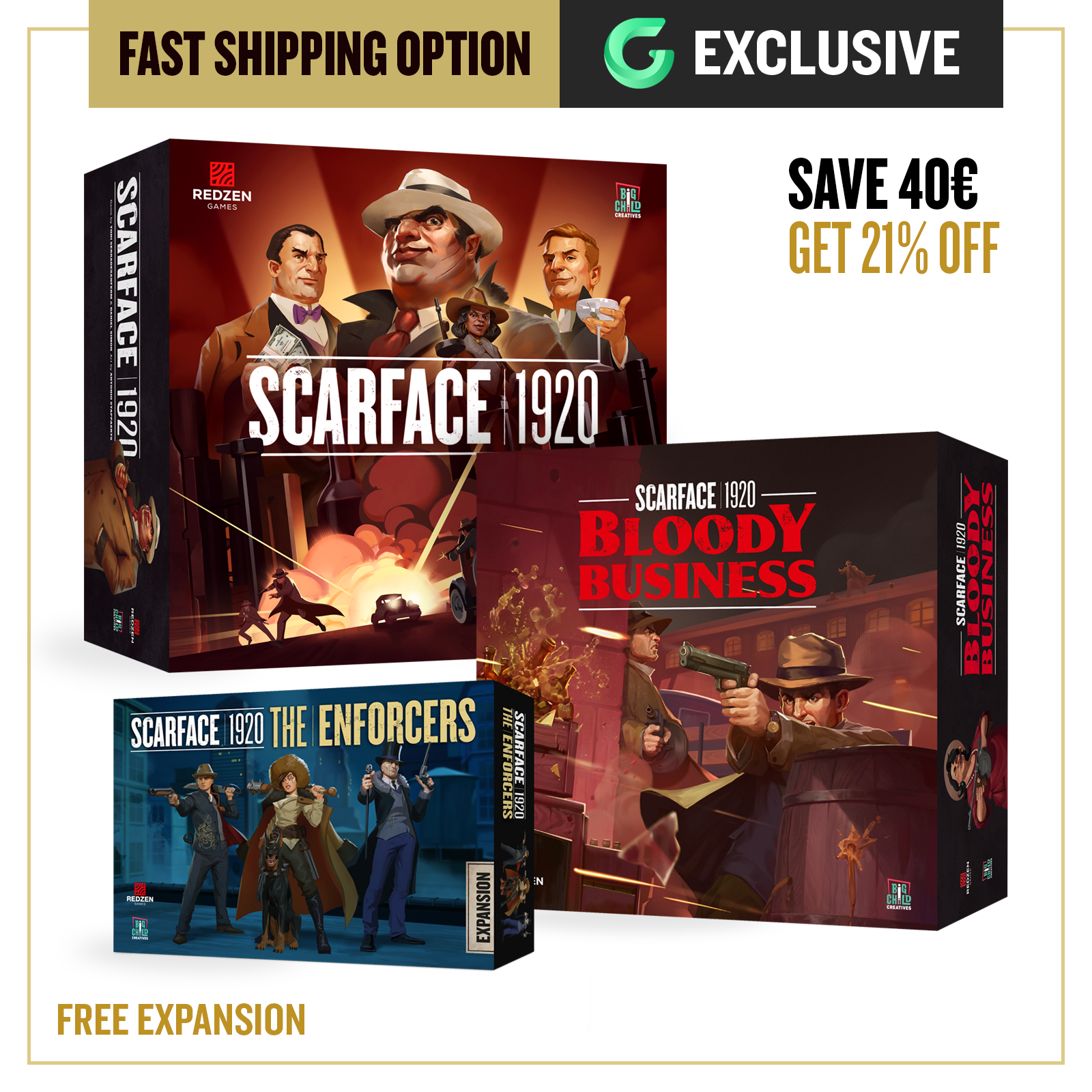 Scarface 1920: Bloody Business by Redzen Games - Scarface 1920 + Bloody ...