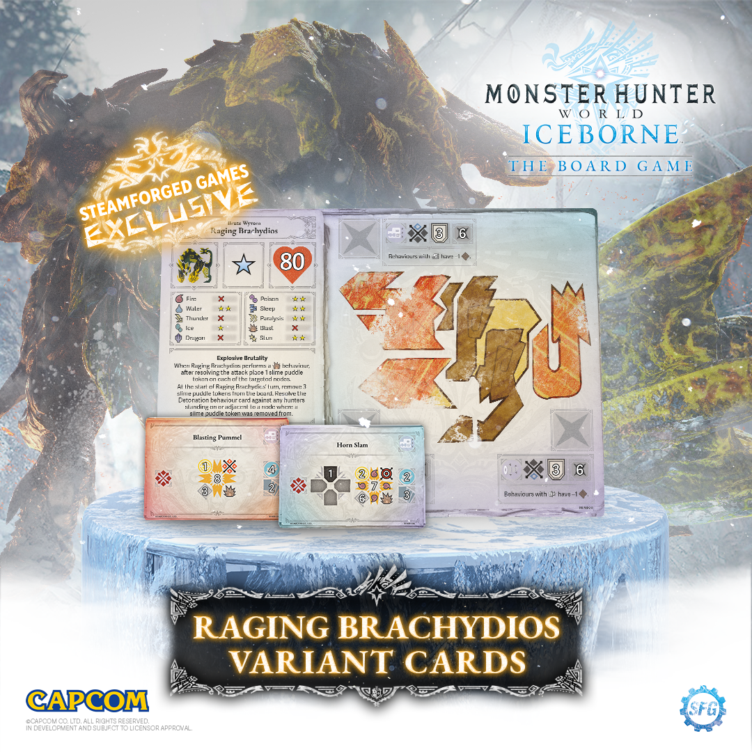 Monster Hunter World Iceborne: The Board Game by Steamforged Games ...