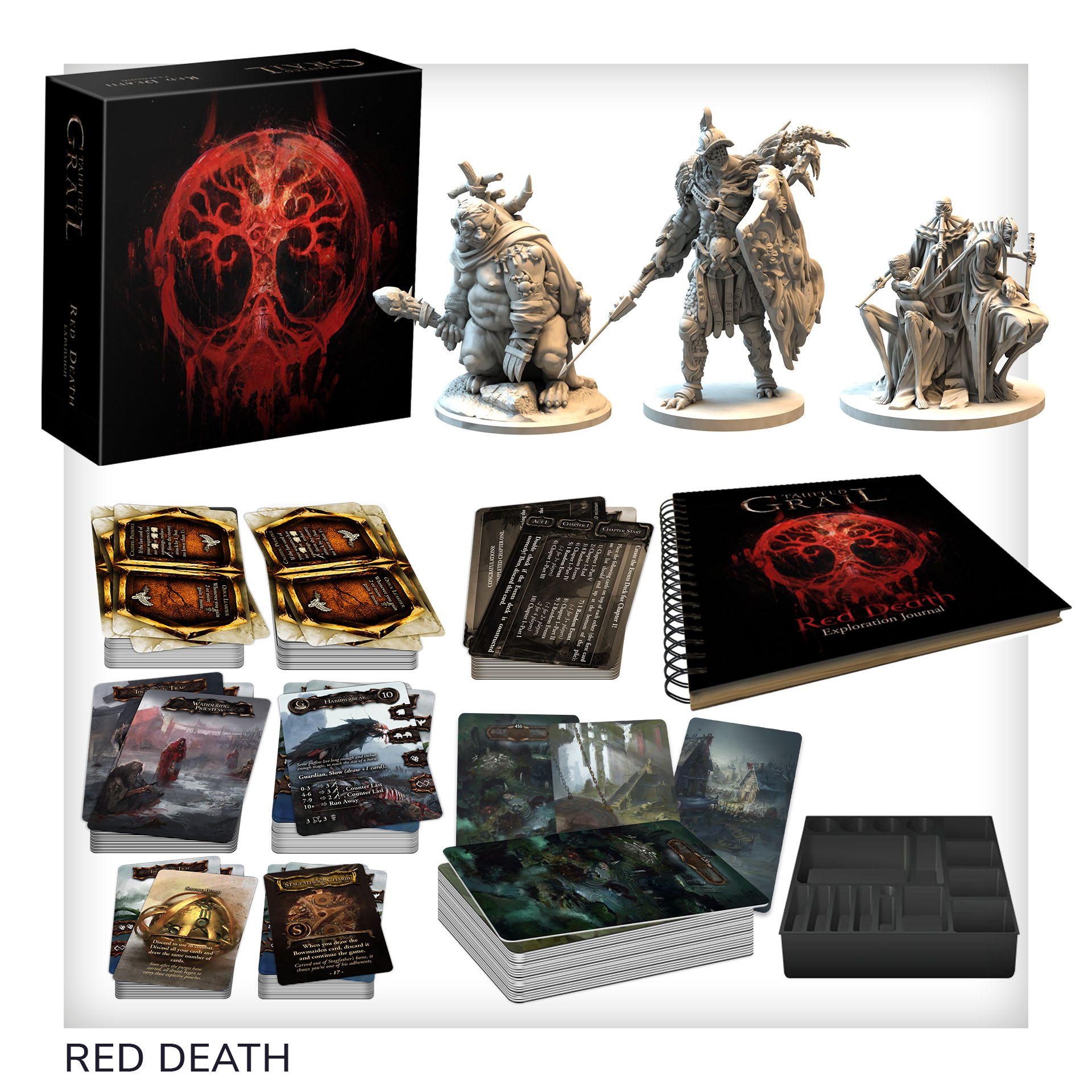 Tainted Grail by Awaken Realms - The Red Death (sundrop) - Gamefound