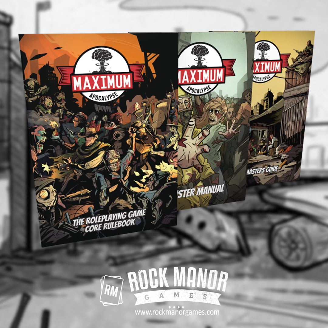 Maximum Apocalypse RPG by Rock Manor Games - Game Master - Gamefound
