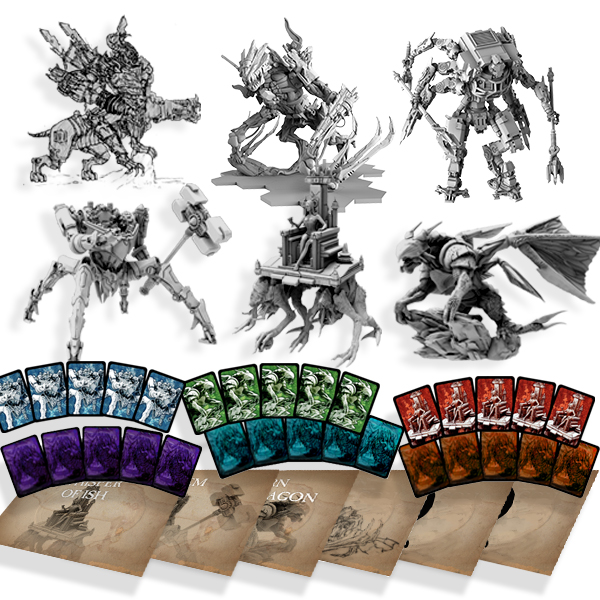 The Edge: Dawnfall by Awaken Realms - All Bosses bundle - Gamefound