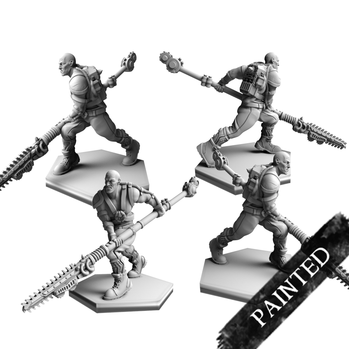 The Edge: Dawnfall by Awaken Realms - Painted pilgrims - Gamefound