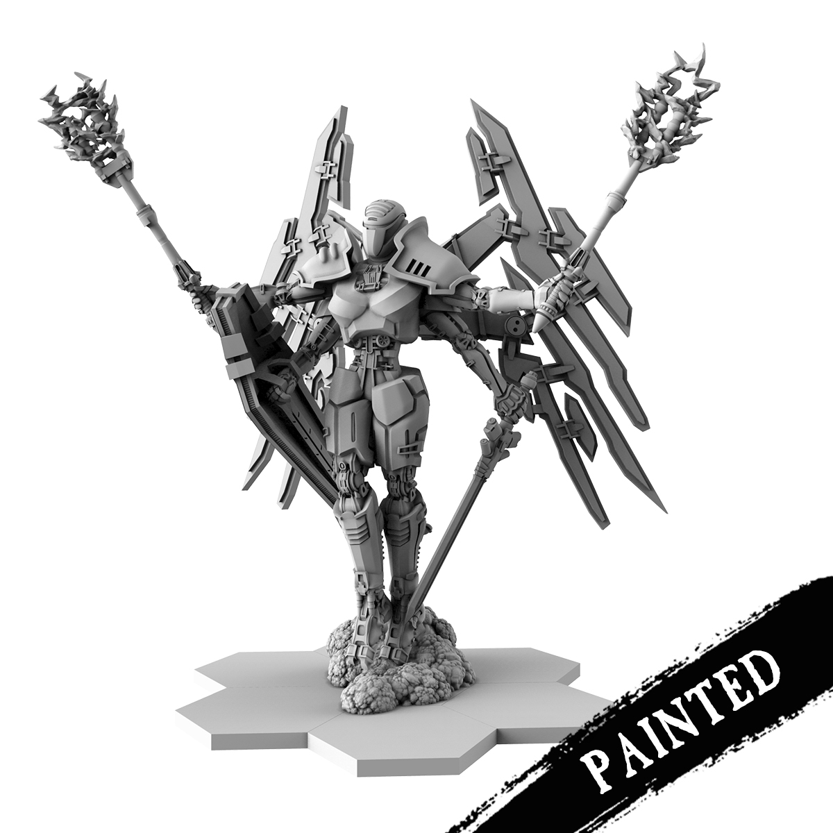 The Edge: Dawnfall by Awaken Realms - painted infinity angel - Gamefound