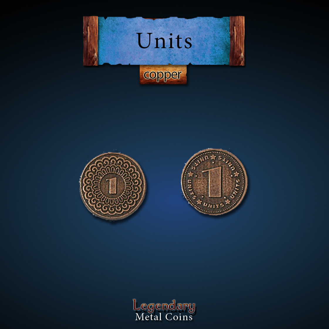 Legendary Metal Coins Season 4 by Drawlab - Units Copper Coins - Gamefound