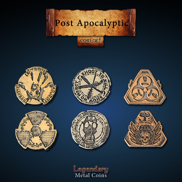 Legendary Metal Coins Season 4 by Drawlab - Post Apocalyptic Stretch ...
