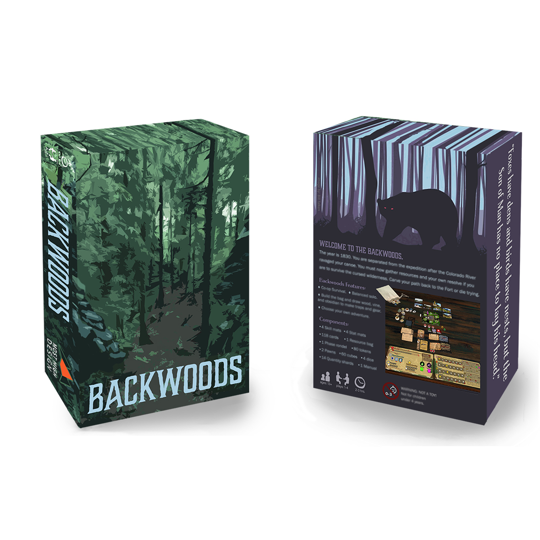 Backwoods by Most High Design - Retailer Case-Deluxe edition - Gamefound