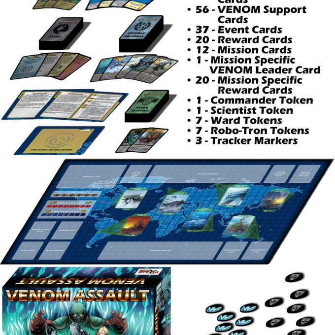 VENOM Assault: Villain's & Valor by SpyGlass Games - VENOM Assault Base ...