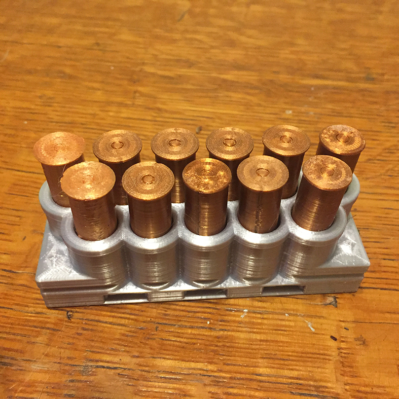 Wild West Hardware by Blessed Machine - Bullet Ammunition Tray STL ...