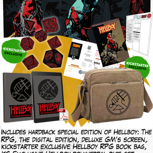 Hellboy: The Roleplaying Game by Mantic Games - TEAM LEADER - Gamefound