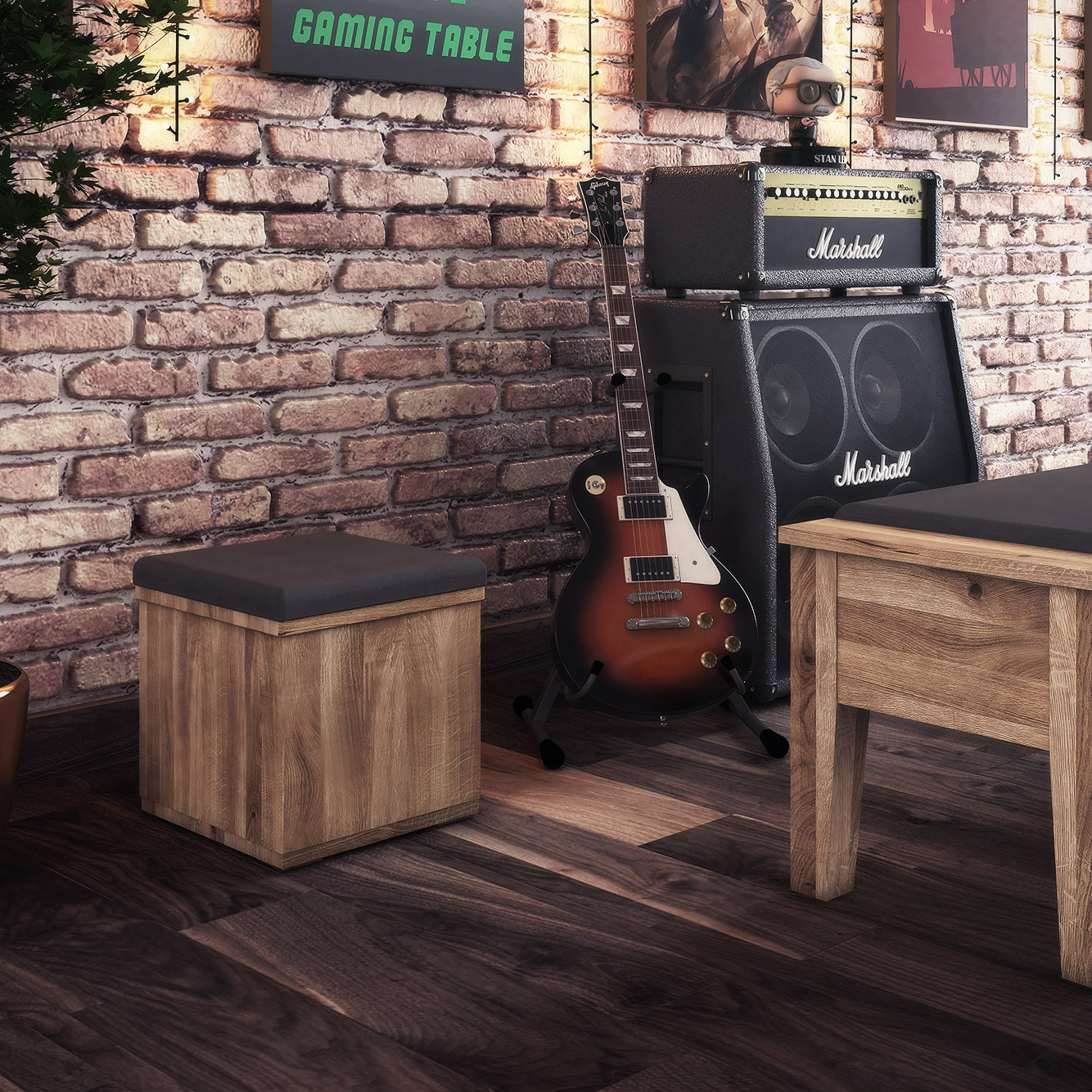The Megan Board Game Table by Geeknson Team - Leaf Box + Top Lid Bundle ...