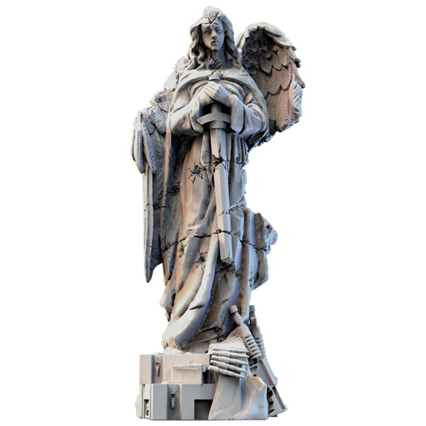 This War Of Mine by Awaken Realms - angel statue - resin - Gamefound
