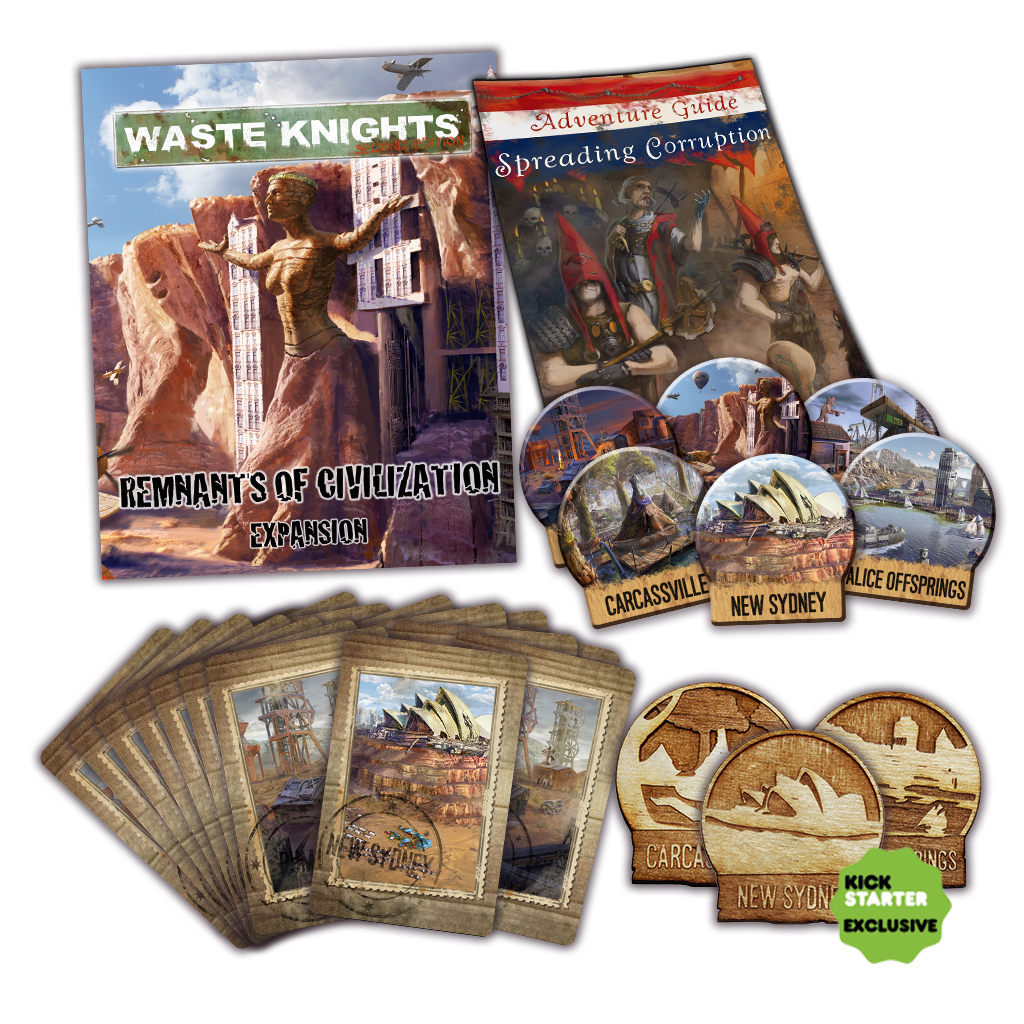 Waste Knights: Second Edition by Galakta - VETERAN OF THE WASTE - Gamefound