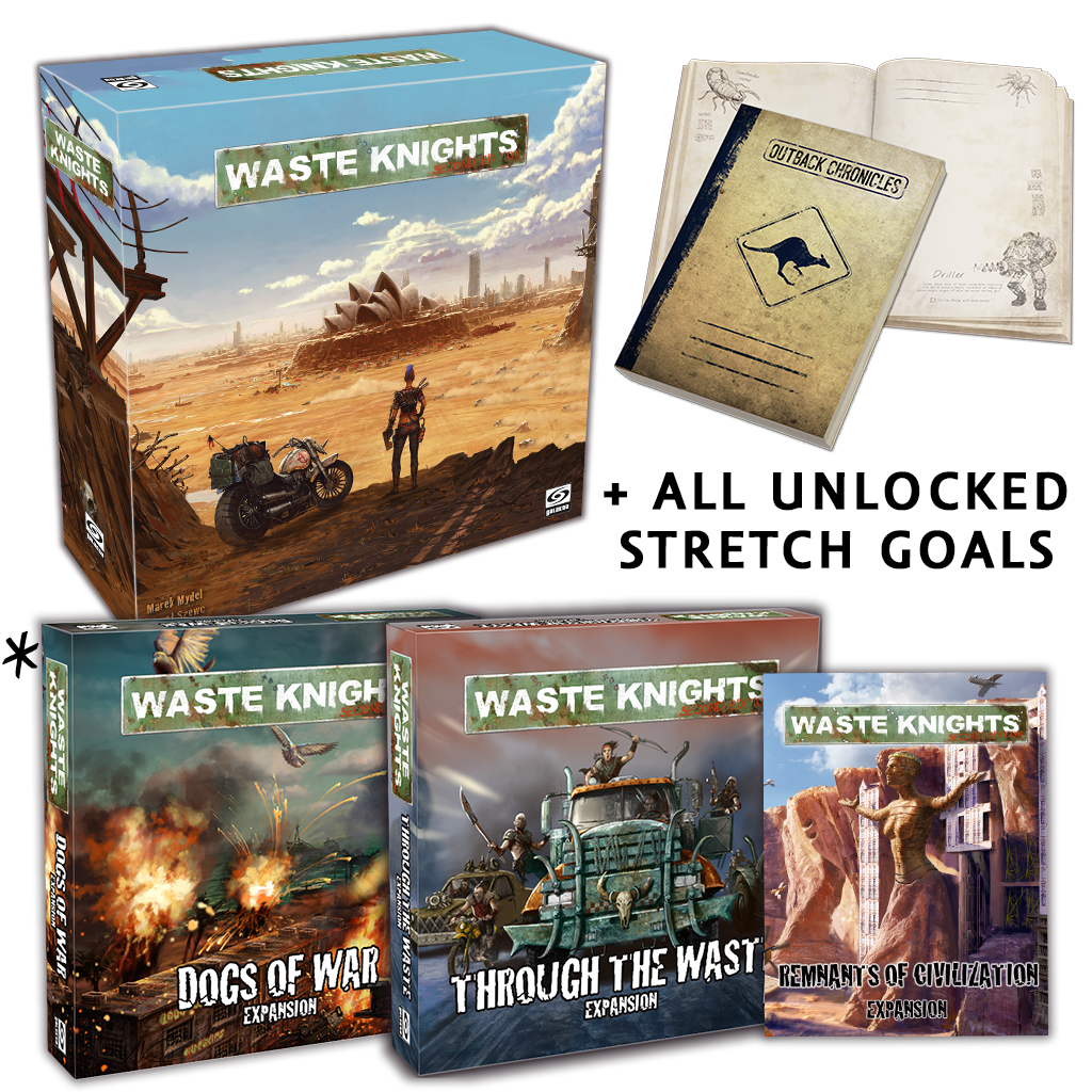 Waste Knights: Second Edition by Galakta - VETERAN OF THE WASTE - Gamefound