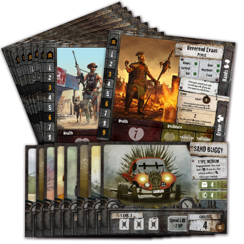 Waste Knights: Second Edition by Galakta - VETERAN OF THE WASTE - Gamefound