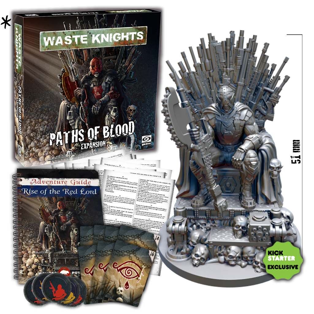 Waste Knights: Second Edition by Galakta - KNIGHT OF THE WASTE - Gamefound