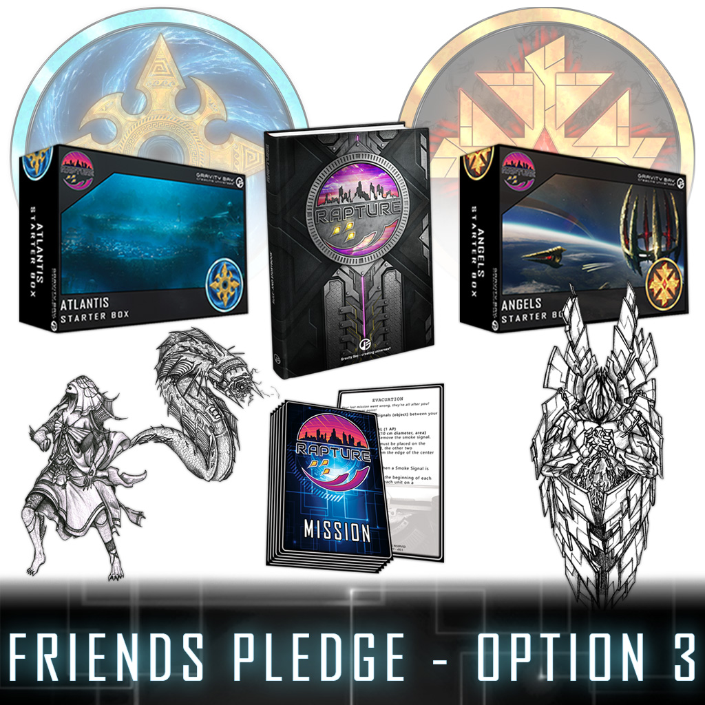Rapture - 32mm Skirmish Tabletop by Gravity Bay - Friends Pledge